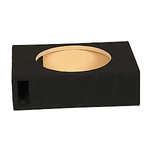 QPower SHALLOW112 Single 12" Vented Shallow Subwoofer Sub Box Enclosure
