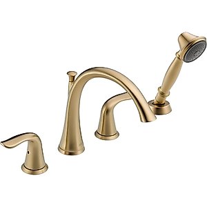 Delta Faucet T4738-CZ Lahara Roman Tub With Handshower Trim, Champagne Bronze, 9.25 x 26.00 x 9.25 inches