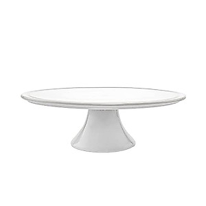 Godinger Cake Stand, Ceramic Footed Cake Plate Server with Shatterproof Acrylic Dome Lid