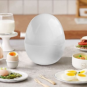 TAMOSH Egg Pod - Microwave Egg Boiler Cooker Egg Steamer Perfectly Eggs and Detaches the