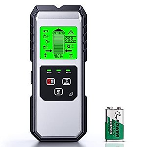 Tanscos Stud Finder - 6 in 1 Stud Sensor Wall Scanner,Wood Studs/Joists/Pipes/AC Wire Detector,with Magnetic/Non-Magnetic Metal Detection