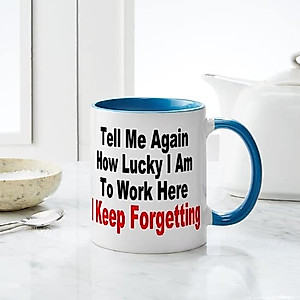 CafePress I LOVE MY JOB Mug Ceramic Coffee Mug, Tea Cup 11 oz