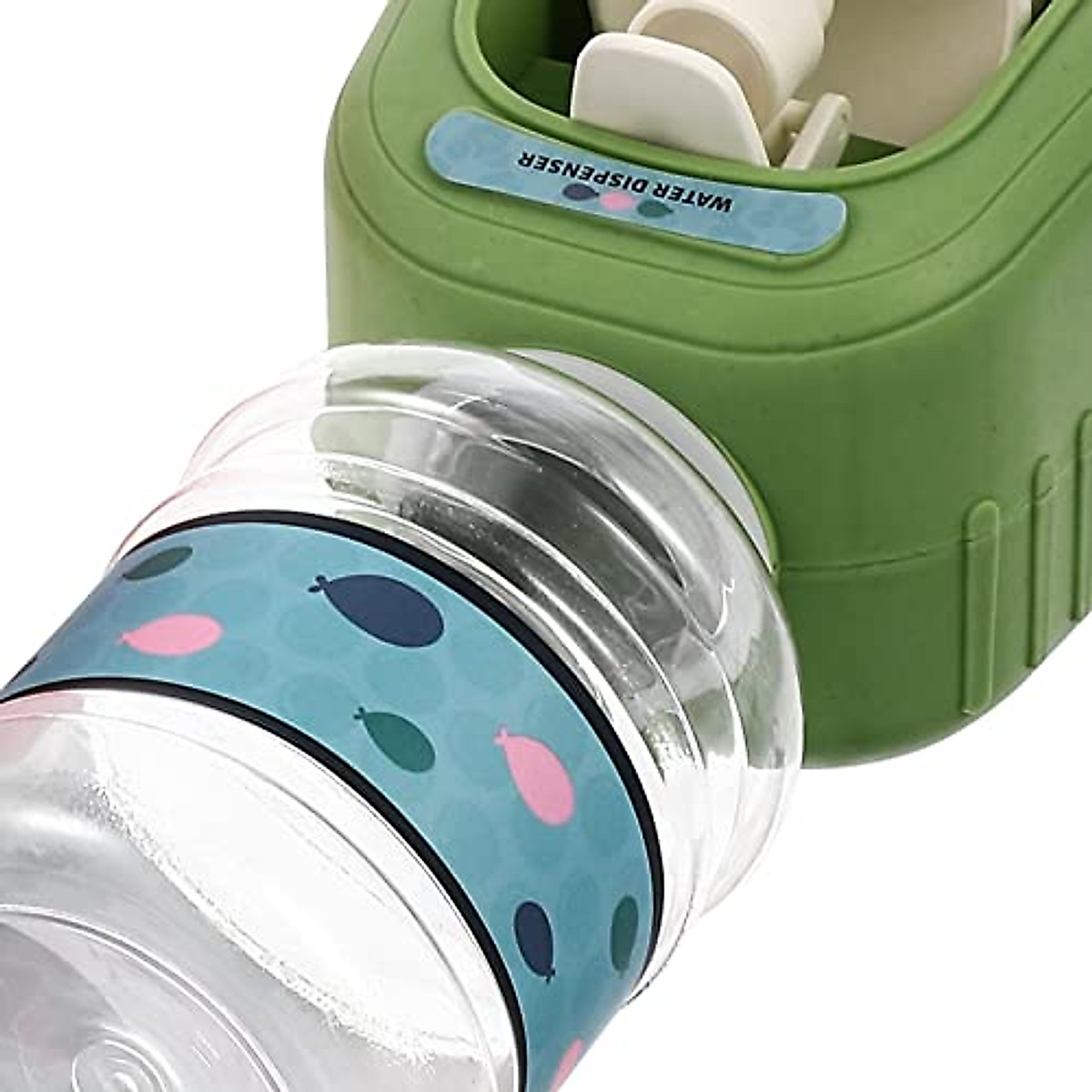 Toyvian 2Pcs Mini Water Dispenser Lovely Cartoon Drinking Water Fountains Miniature Scene Model Doll House Accessories for Children Girls Boys