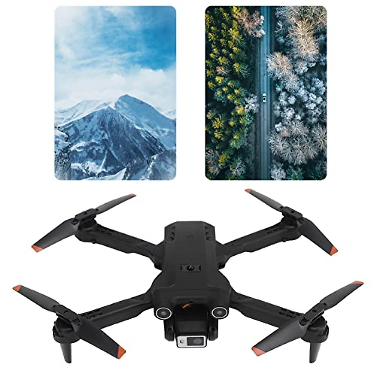 RC Drone, Return 4 Side Obstacle Avoidance Portable RC Quadcopter Helicopter Waypoints Outdoor Functions for Adults (Triple Battery)