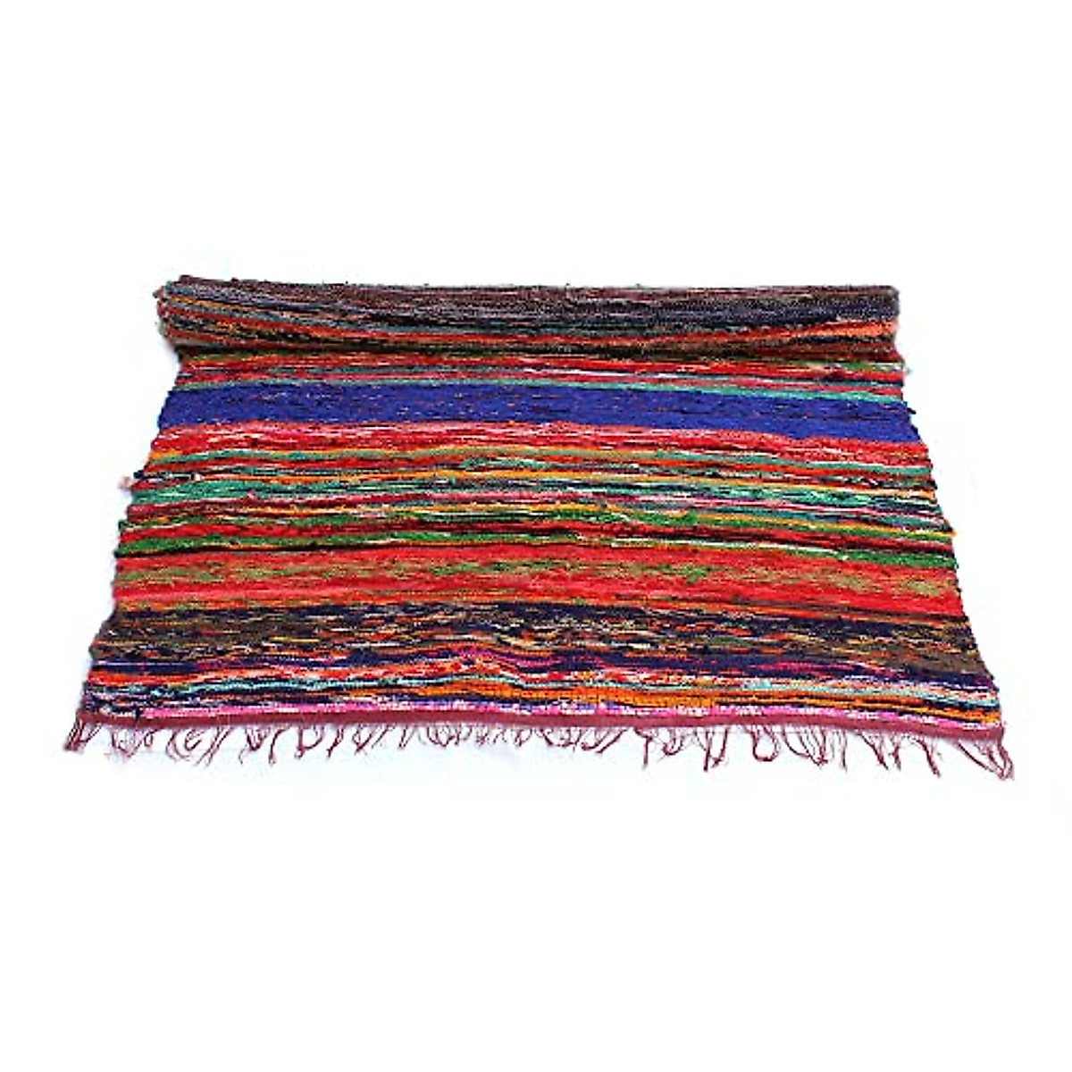 Braided Chindi Rug, Rag Rug, Area Rug, Carpet Rug, Runner Rug 3x5 Foot, 4x6 Foot, 5x7 Foot, Living Room Rug (3x5 Foot)