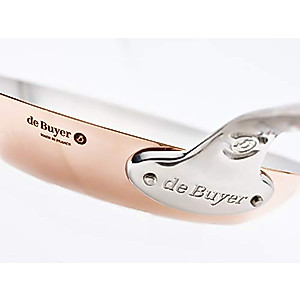 PRIMA MATERA Round Copper Stainless Steel Fry Pan 11-Inch