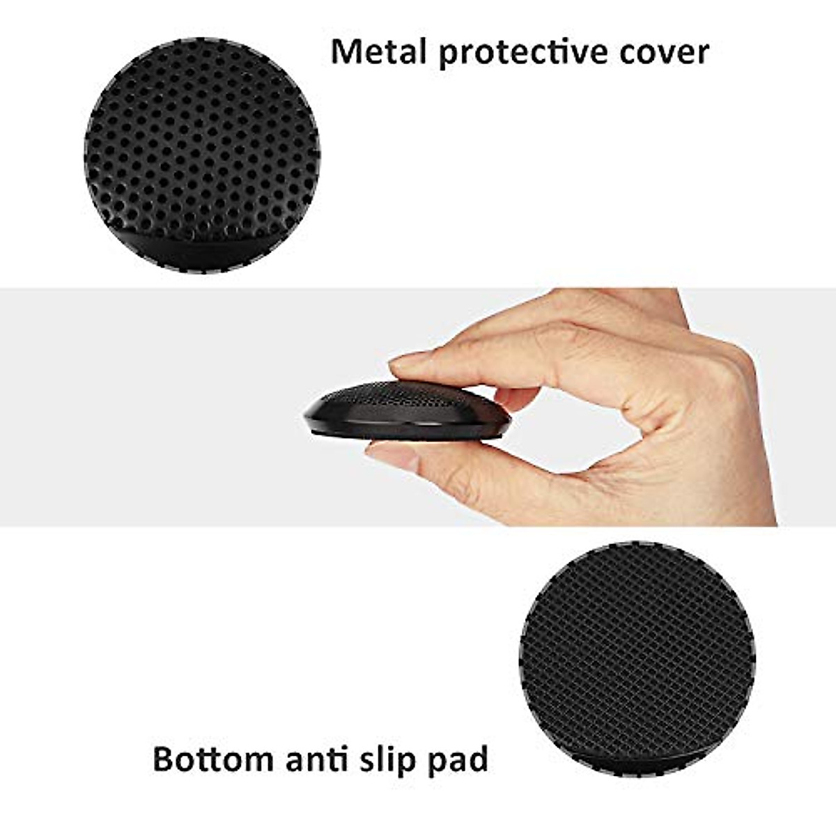 Dreokee Conference Microphone 3.5mm Desktop Computer Mic for Computer Desktop and Laptop 360° Omnidirectional Condenser Mic for Online Meeting/Class, Skype, Recording, Chatting, Gaming