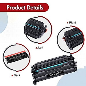 057 Black Toner Cartridge 3009C001 1-Pack Compatible Replacement for Canon 057 057H CRG-057 Toner Cartridge Color ImageCLASS MF445dw MF448dw MF449dw LBP226dw LBP227dw MF445 LBP220 Series Printer