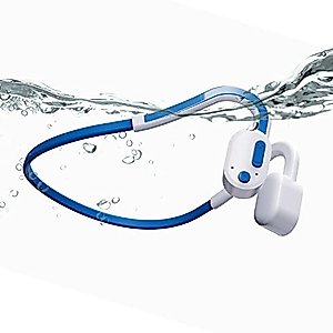 Bone Conduction Headphones, Swimming Headphones Built-in 8GB Memory, MP3 Sports Headphones Waterproof, Wireless Headphones Bluetooth 5.0, Ultra Light Open Ear Headphones for Swimming Running Gym