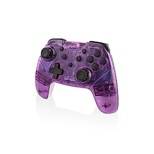 Nyko Wireless Core Controller – Bluetooth Pro Controller Alternative with Turbo and Android/PC Compatibility for Nintendo Switch – Purple/White