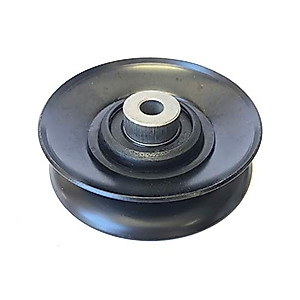 Set of 2 Pulleys, 1 Compatible with Craftsman Poulan Husqvarna V-Idler Pulley 127783 139245 532127783 532139245, 1 Compatible with Flat Idler Pulley 179114 532179114