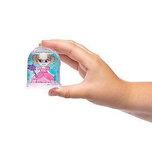 Baker Ross AT168 Snow Princess Color in Snow Globe Kits - Pack of 4, Arts and Crafts for Kids