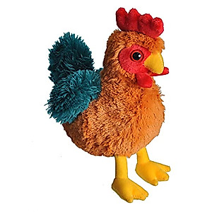 Wild Republic Rooster Plush, Stuffed Animal, Plush Toy, Gifts for Kids, Hug’Ems 7 inches