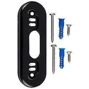 AirTech Home Automation Google Nest Doorbell 30 Degree Wedge Black Made for Nest Hello and works with Google 15 degree wedge.