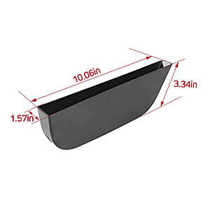 Voodonala GearTray Gear Shifter Console Side Storage Box Manual Transmission Organizer Tray for Ford F150 2009-2014