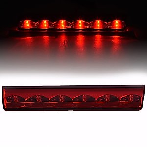 GRAND ORANGE LED New Truck cap Compatible with Topper, Leer, ARE,CENTURY Clear Third Brake Light Mount 3rd Brake Lamps