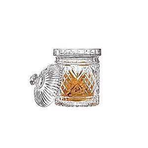 Godinger Canister Set, Crystal Canisters Food Storage Jars - Dublin Collection, Set of 3