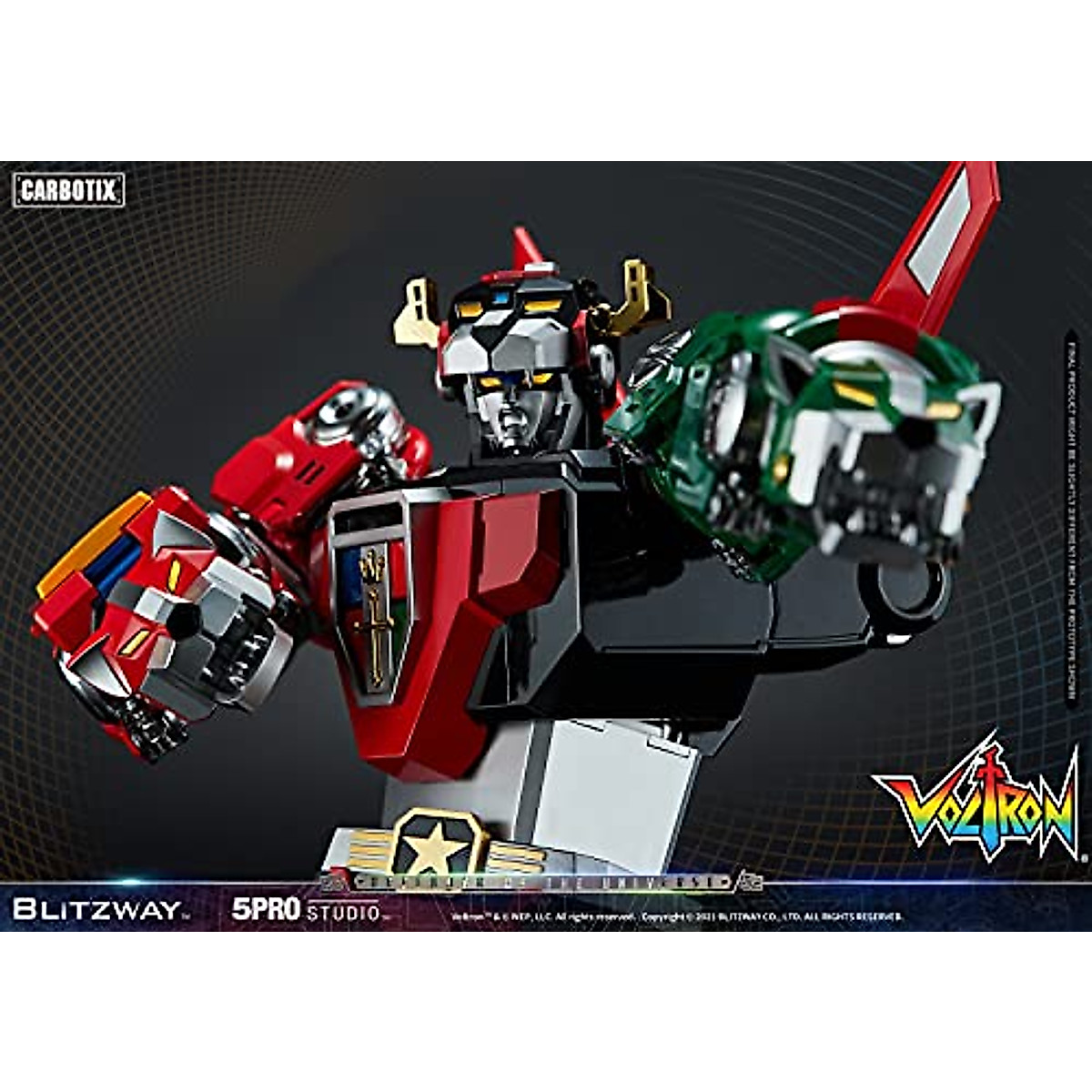 Blitzway - Voltron - CARBOTIX Series - 5Pro Studio Voltron Action Figure