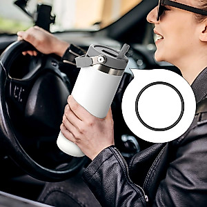 AIEVE 4 Pack Silicone Lid Seal Replacement Gasket Compatible with Stanley IceFlow Tumbler Cup 20oz & 30oz