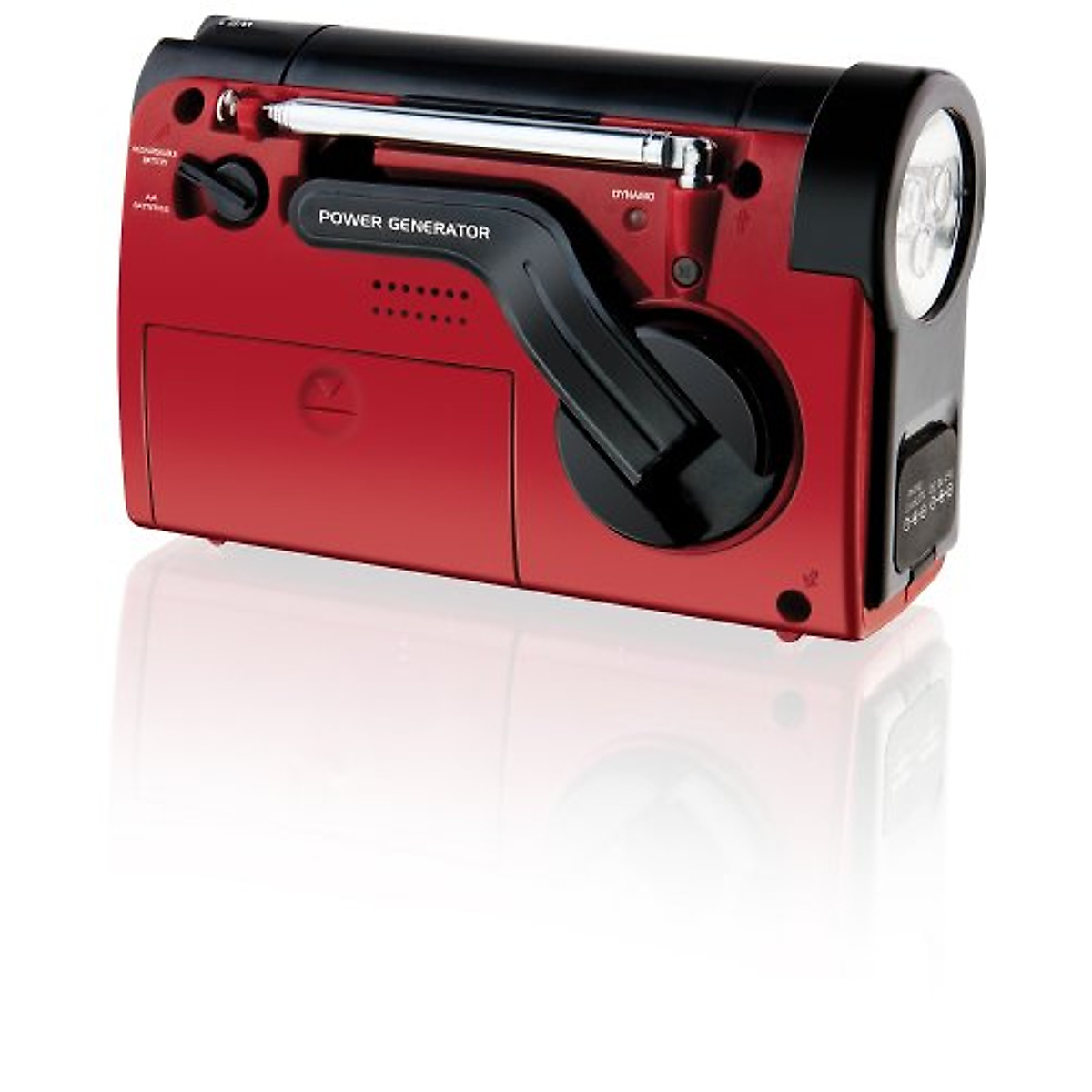 Weatherx WeatherX WR182R Instant NOAA Weatherband Radio (Black) Red/Black