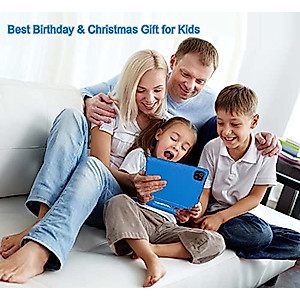 NOBKLEN Kids Tablet 10 Inch, Android 13, 4GB+64GB, 8-Core CPU, WiFi 6, 12H Battery Life, Parental Control, 1280 * 800 HD Display, Dual