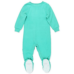 CoComelon JJ Little Star Toddler Infant Footed Blanket Sleeper Pajamas (18M, Teal)
