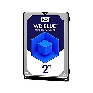 WD Western Digital 2TB 2.5" 128MB SATA III Hard Drive for Laptops, PS4 (WD20SPZX)
