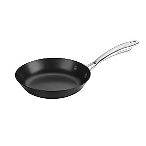 CUISINART CCS22-20BK 8" Carbonware Skillet, Black/Silver
