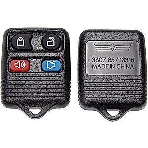 Dorman 13607 Keyless Entry Transmitter Cover Compatible with Select Ford / Lincoln / Mercury Models, Black