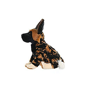 Wild Republic African Wild Dog Plush, Stuffed Animal, Plush Toy, Gifts for Kids, Cuddlekins 12 Inches
