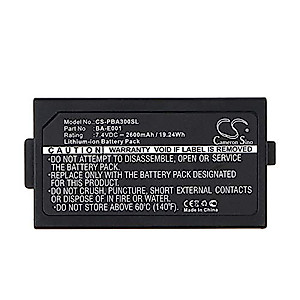 Replacement Battery for Brother PT-E300, PT-E500, PT-E550W Part NO BA-E001, PJ7