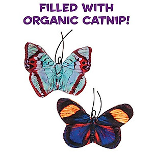 Jackson Galaxy Crinkle Flies-Butterfly for Cats (2 Pack)