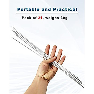 25 Rods Aluminum Welding Rods, Aluminum Brazing Rods for Propane Torch, Aluminum Soldering Rods for Alu, Alu Alloy, Aluminum Repair, 1/16" X 10"