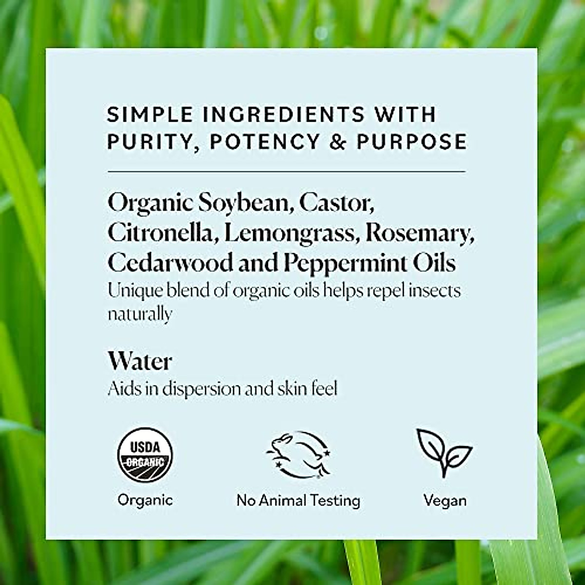 Sky Organics Organic Bug Spray for Body, Alcohol & DEET Free USDA Certified Organic to Protect & Repel, 4 fl. Oz.