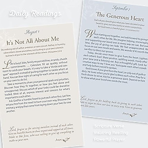 Mr. & Mrs. 366 Devotions for Couples Enrich Your Marriage and Relationship Blue Faux Leather Flexcover Devotional Gift Book w/Ribbon Marker