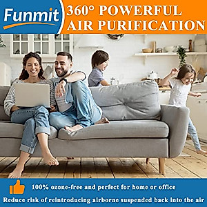 HPA300 HEPA Filter Replacement for Honeywell HPA300 Series Air Purifiers HPA300, HPA300VP, HPA304 HPA3300, HPA5300, Replace HRF-R3 (3 Ture HEPA R Replacement Filter + 4 Activated Carbon Pre-Filter)