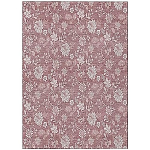 Addison Rugs Chantille ACN681 Blush 5' x 7'6" Indoor Outdoor Area Rug, Easy Clean, Machine Washable, Non Shedding, Bedroom, Entry, Living Room, Dining Room, Kitchen, Patio Rug