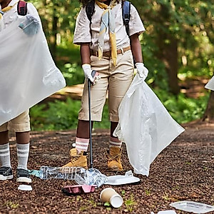 Ecobag 30 Heavy Duty Swing Bin Liners White EcoBag, 55Litre, (225)