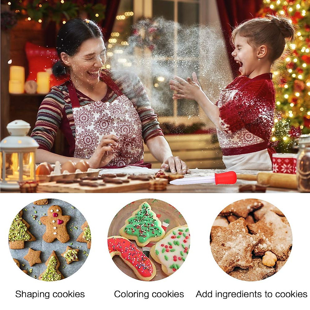 Dropper Pipettes Silicone 5 ML for Kids Candy Gummy Making with Stand 12pcs