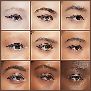 Palladio Precision Eyeliner, Silicone Based, Rich Pigment, Gentle Application, Dramatic Smoky Effect to Soft Everyday Wear, Sensitive Eyelids, Sets Itself, Can be Sharpened, Autumn Brown