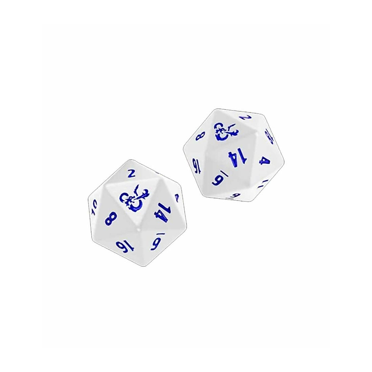 Ultra Pro - Dungeons & Dragons - Icewind Dale Heavy Metal D20 Dice Set, E-18354