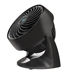 Vornado 7803 Large Pedestal Whole Room Air Circulator Fan with Adjustable Height, 3 Speed Settings, Removable Grill for Cleaning, Black & 133 Compact Air Circulator Fan