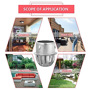 Hemobllo Gutter Strainer Downspout Sink Filter Hair Accesories Tape Measure Holder Bathtub Water Filter Opener 6 Inch Drain Cover Showerhead Kitchen Stainless Steel Floor Drain