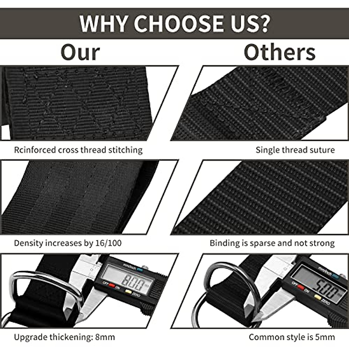 [New 2023] Tree Swing Hanging Straps Kit, 10FT Extra Long Heavy Duty Tree Swing Strap Holds 4000 LBS, Tree Swing Hammock with Safer Lock Snap Carabiner Hooks,Perfect for Swings or Hammock