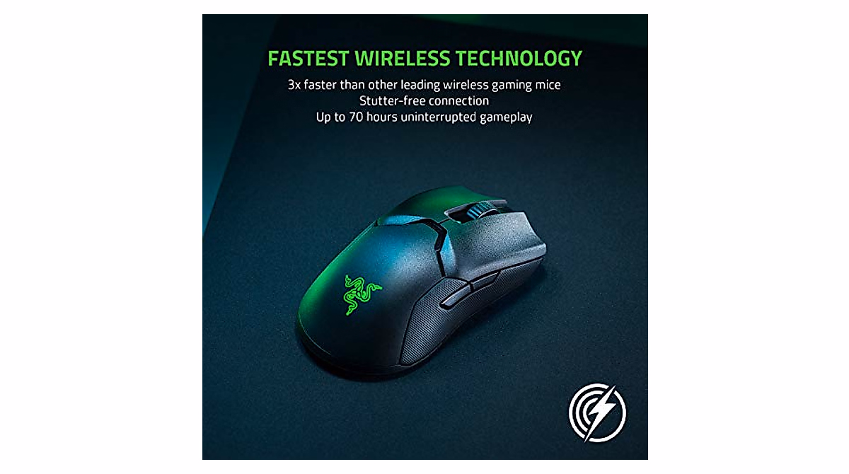 Razer Viper Ultimate Hyperspeed Lightest Wireless Gaming Mouse & RGB ...
