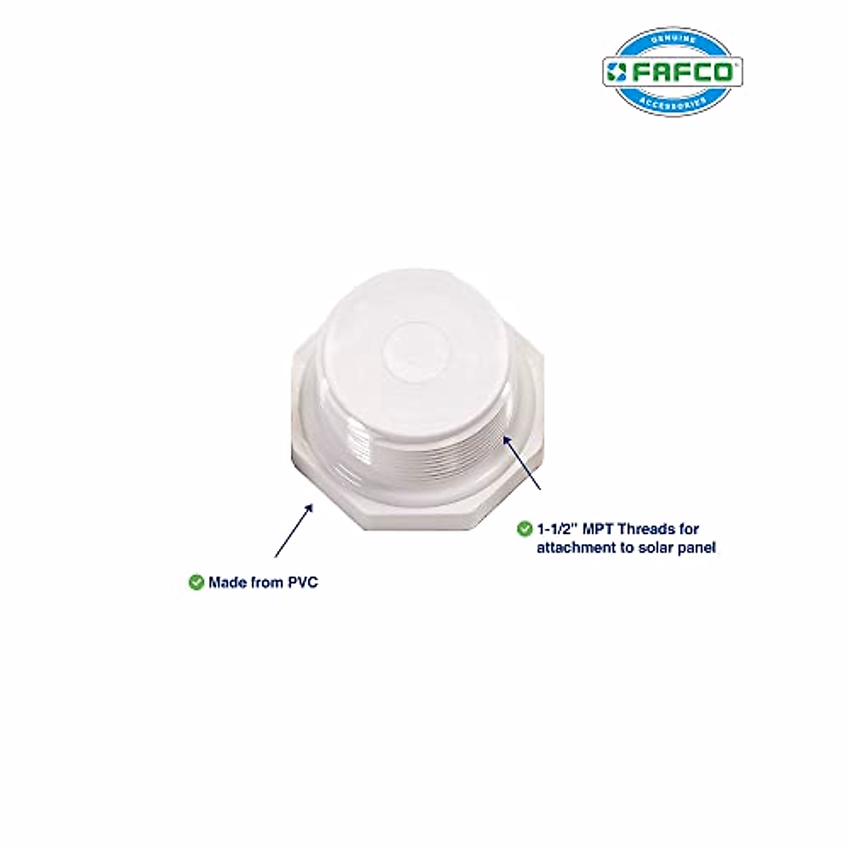 FAFCO Solar Bear/Cub Solar Water Heating System Installation Accessories and Hardware Kit for Above Ground and Inground Pool Systems