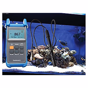 Portable Dissolved Oxygen DO Meter Handheld Water Quality Tester with 2 Point Manual Calibration, 0.0-50.0 mg/L, 0.1 mg/L Resolution