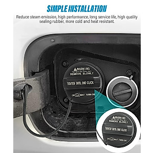 Zlirfy Gas Cap Fuel Tank Cap,Gas Cap Cover,Car Accessories Fuel Cap Fuel Tank Filler Cap,Fuel Cap Replacement for Most Car Models,Replace 31010-3L600 31010-3L600U