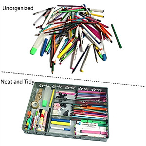 SETTFRFE Silverware Drawer Tray,Spoon and Fork Organizer,Flatware & Utensil Organizer for Kitchen Drawers,Grass Green