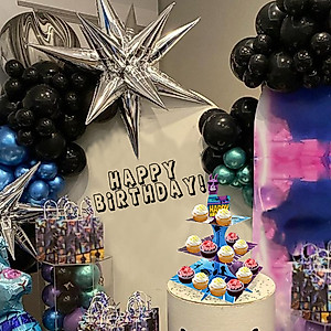 Video Game Birthday Party Supplies, 3 Tier Video Games Cupcake Stand for Boys Game Fans Birthday Decorations Baby Shower Game Party Favors